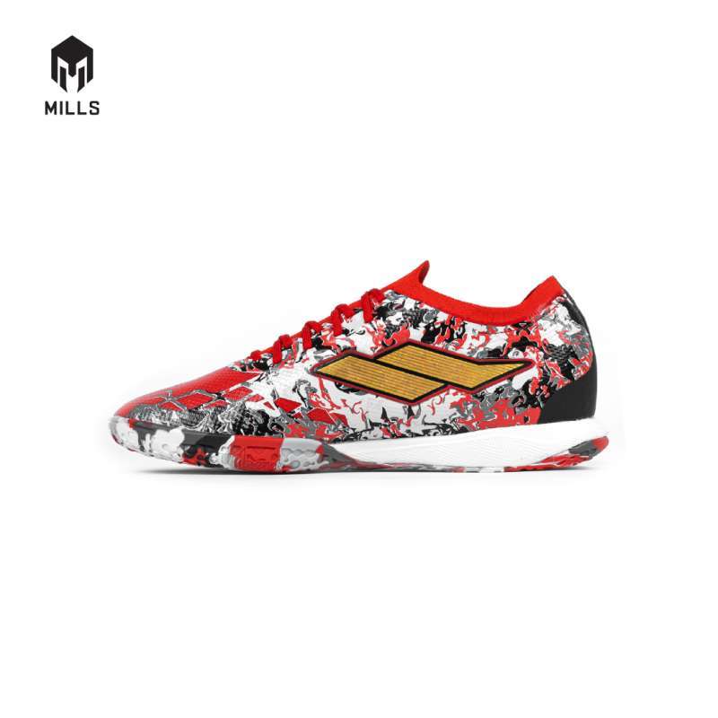 Jual Mills Sepatu Futsal Xyclops Kaldera In Red / White / Gold 9400601 ...