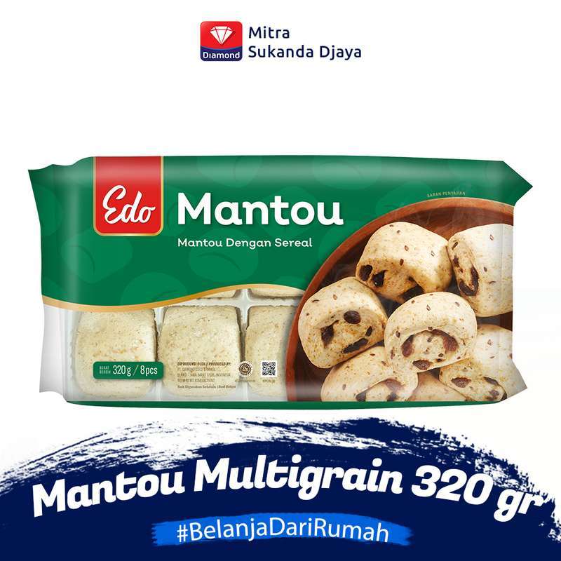 Promo EDO Mantou Multigrain 320 gr Diskon 7% di Seller Mitra Sukanda ...