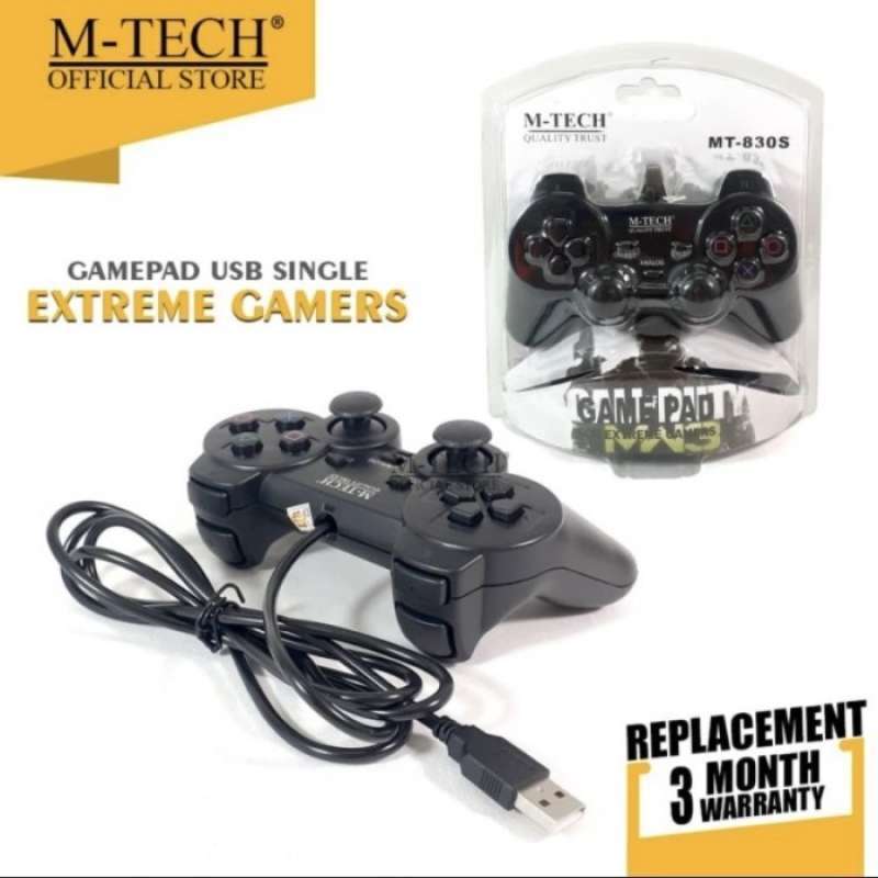 Promo GAMEPAD / JOYSTICK USB SINGLE HITAM UNTUK PC / LAPTOP Diskon 50% ...
