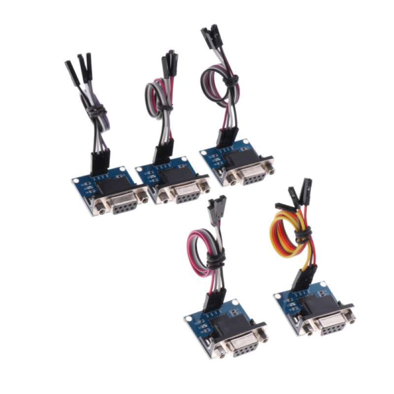 Jual 5pcs RS232 to TTL Transfer Adapter Board Serial Module MAX3232 for ...
