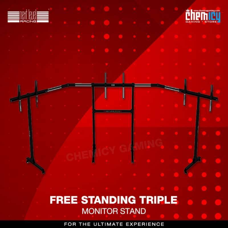 Jual Next Level Racing Free Standing Triple Monitor Stand di Seller ...