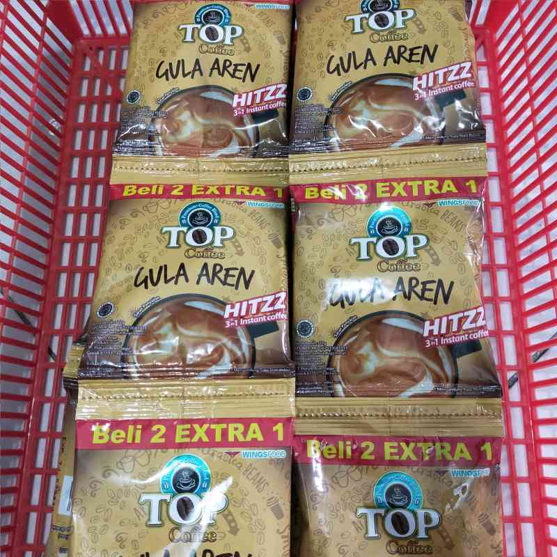 Promo KOPI TOP GULA AREN RENCENG ISI 15 SACHET Diskon 9% di Seller ...