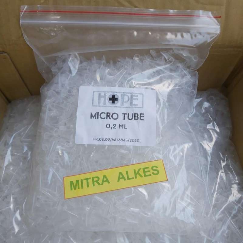Jual PCR Tube 0,2ml. PCR Tube 0,2 ml. Micro Tube 0.2ml. MicroTube 0.2 ...