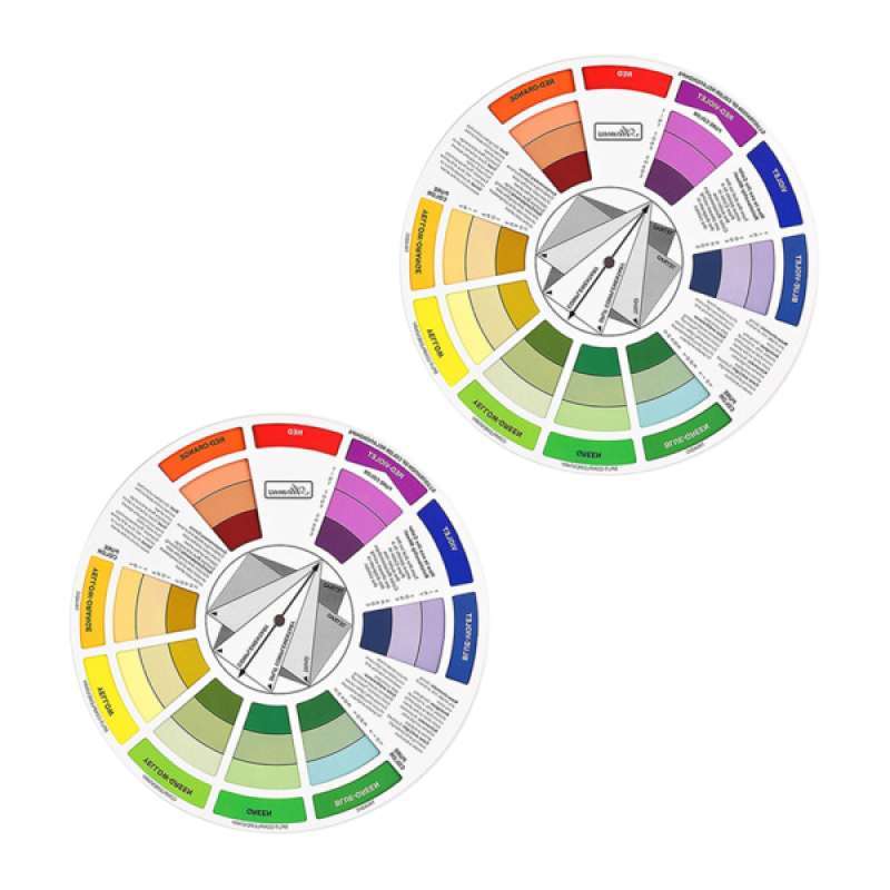 Promo 2x Magic Palette Coloring Matching Guide Color Wheel Color ...
