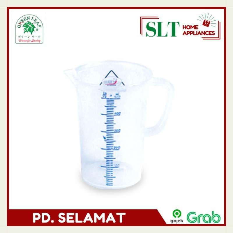 Jual Gelas Takar Ukur Takaran Plastik 1 Liter Green Leaf Scarlett 1831 ...