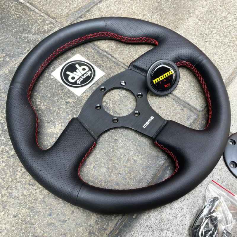 Promo Stir Racing Momo Kulit 13 - Steering Wheels Setir Diskon 35% di ...