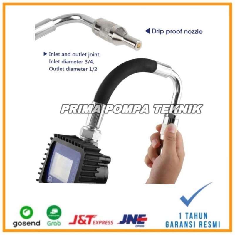 Jual Digital Fuel Oil Lubricant Nozzle Gun Fueling Nozzle With Flow ...