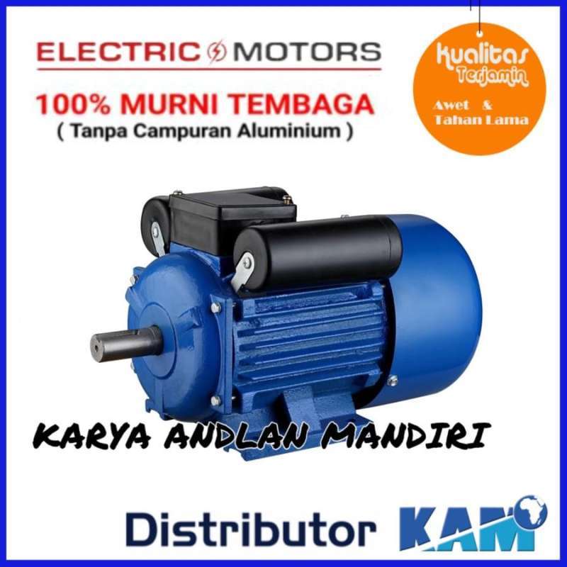 Jual Motor Dinamo Electric 1phase 4hp 3kw 4pole 220v Elektro Motor Dynamo Di Seller Prima Pompa ...