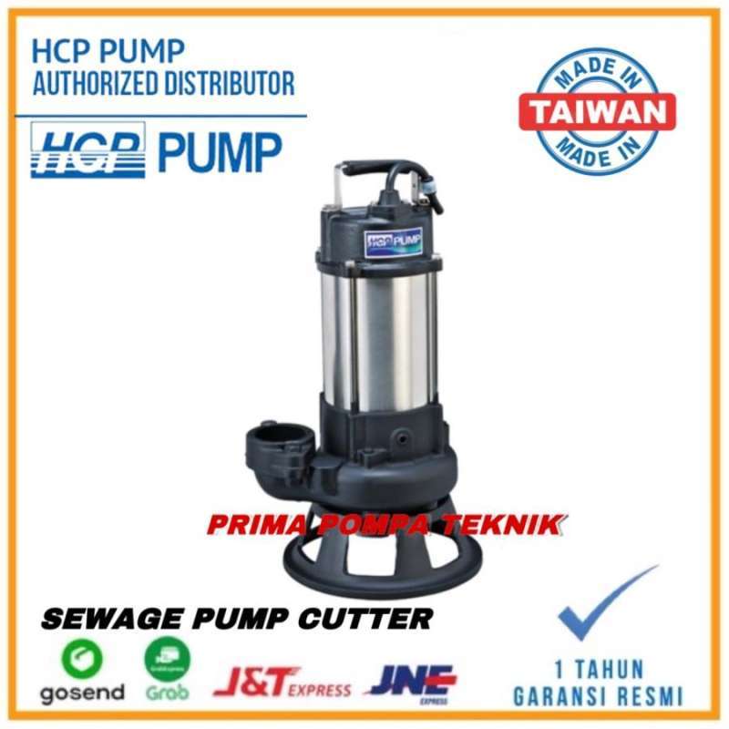 Jual Pompa Celup Air Kotor 400 Watt HCP F05 P With Cutter 1phase 1/2Hp ...