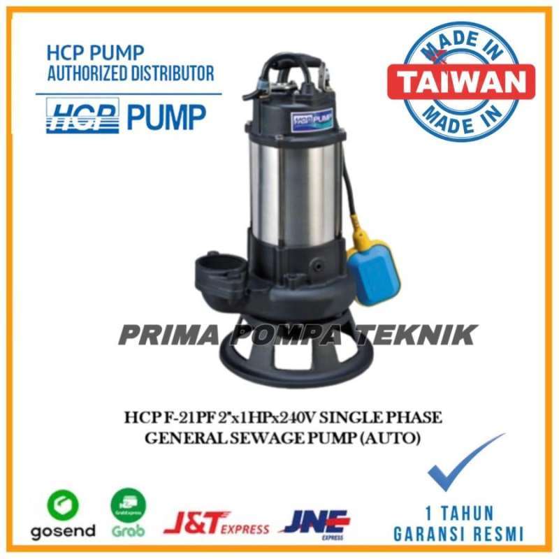 Jual Pompa celup HCP F-21PF 1 Hp 1 Phase 2 Pompa Submersible HCP Auto 2 ...