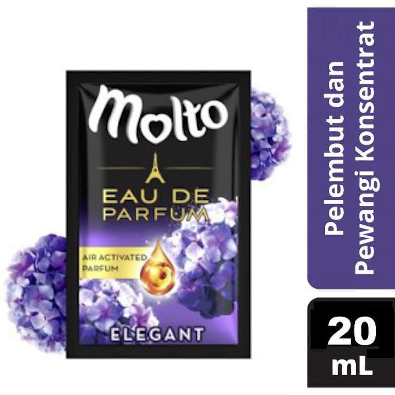 Jual Molto Eau De Parfum Elegant Black Purple [20ml / 216 Sachet ...