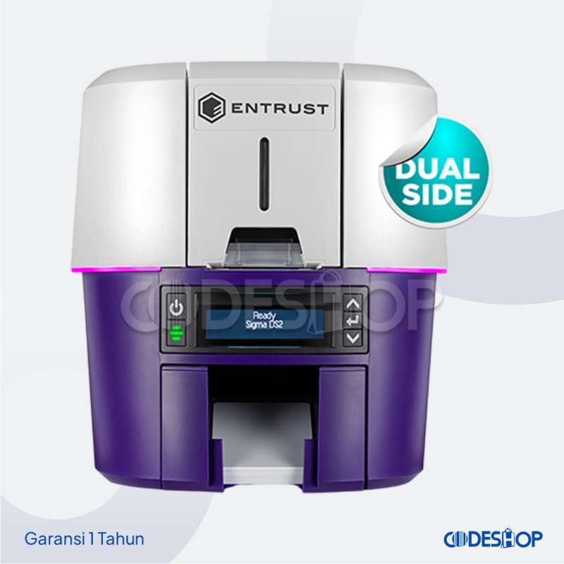 Jual Printer Id Card Entrust Sigma Ds2 Dual Cetak Kartu Dual Side Di ...
