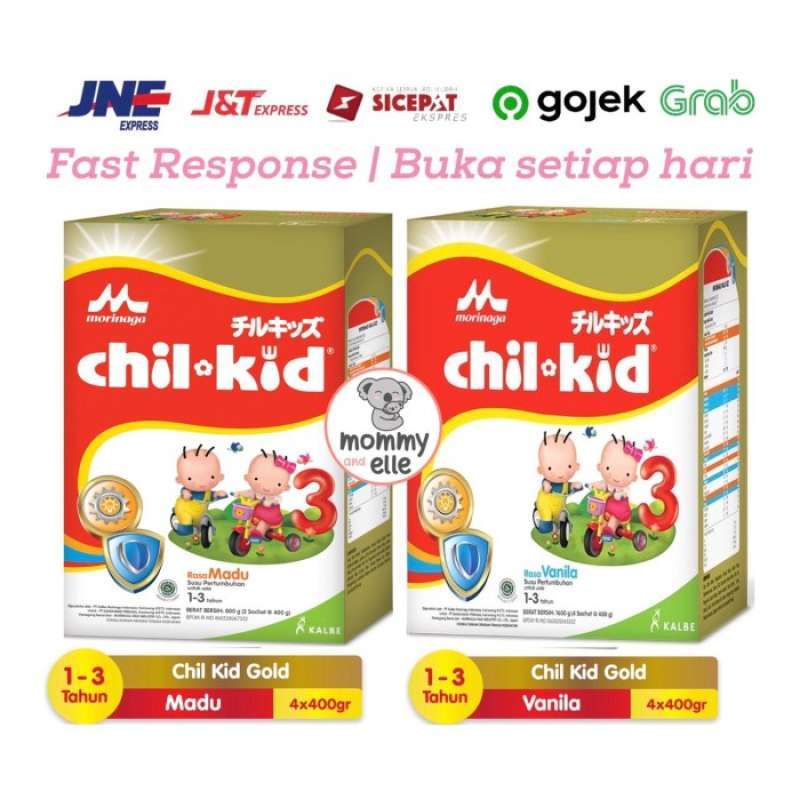 Jual Morinaga Chil Kid Gold Vanilla Madu 1600 Gram (susu Formula ...