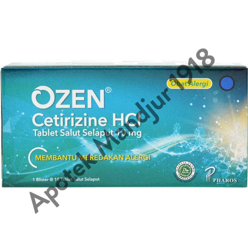 Jual Ozen 10 Tablet - Obat Rhinitis Dan Gatal Alergi Di Seller Apotek ...