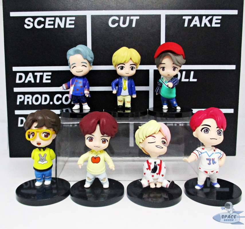 Jual Action Figure Bts Army Kws Set 7 Pcs All Member V Jimin Suga Jin ...