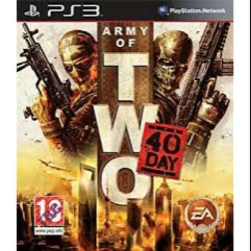 Jual Kaset Game PS3 CFW HAN HEN Army Of Two the 40 Day PS3 di Seller ...