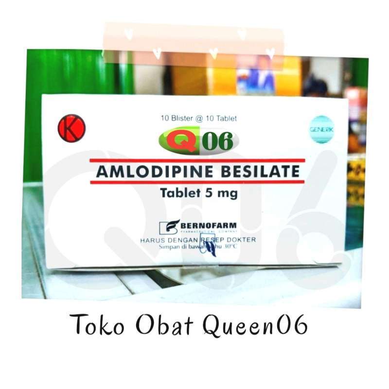 Jual Amlodipine Besilate 5 Mg Bernofarm Obat Hipertensi Darah Tinggi ...