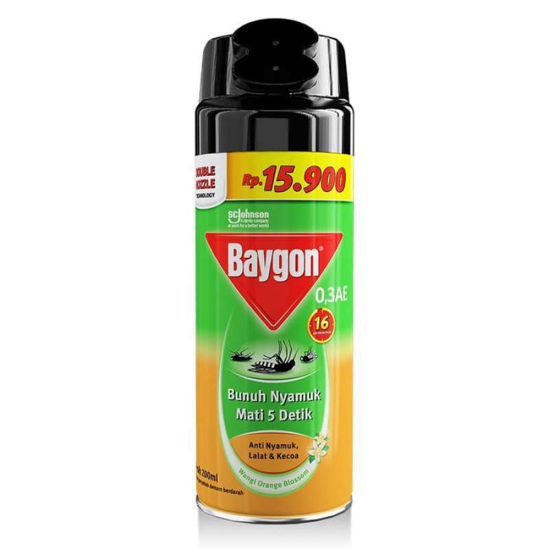 Jual Baygon Aerosol Natural Orange Cairan Pembasmi Nyamuk dan Serangga ...