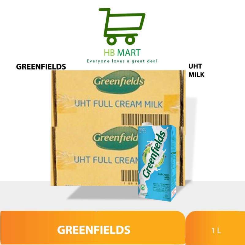 Jual Susu Uht Greenfields Full Cream 1 Dus Termurah - Harga Grosir Terupdate Hari Ini | Blibli
