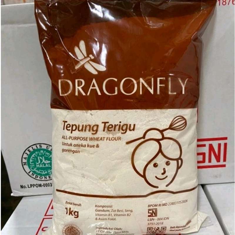 Promo Terigu 1kg kemasan dragon fly Diskon 13% di Seller toko ...
