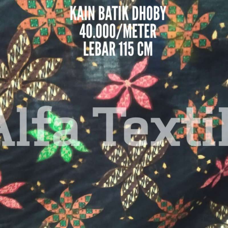 Jual Alfa Textile Kain Batik Dhobby Lebar 115 Cm di Seller Toko Alfa ...