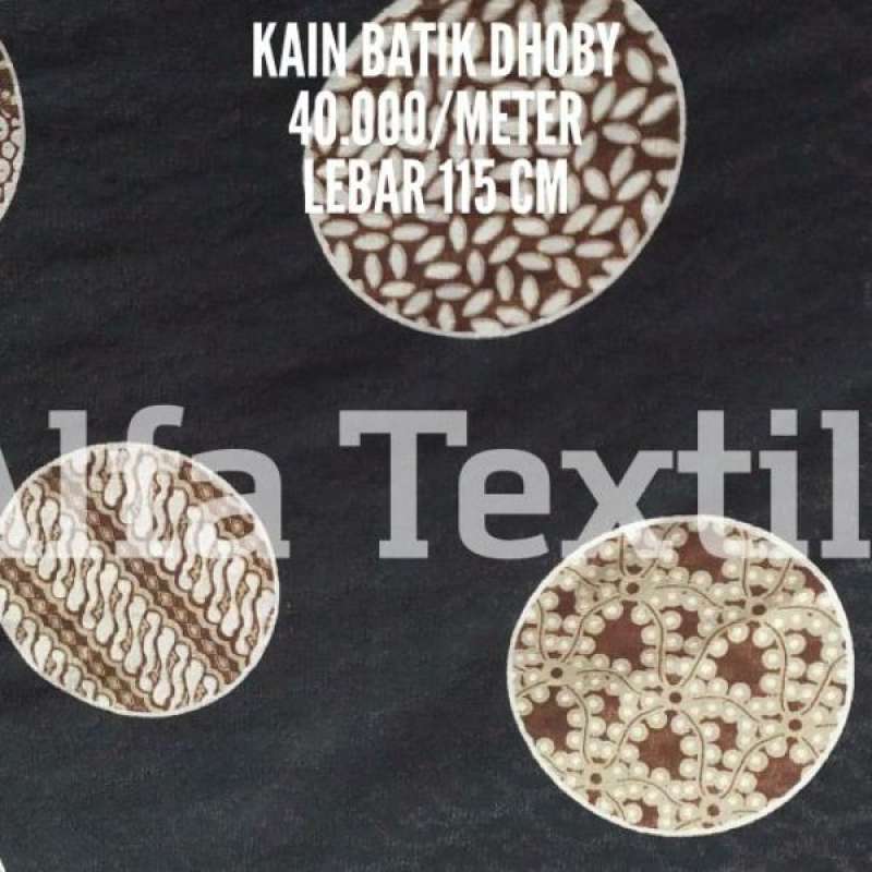 Jual Alfa Textile Kain Batik Dhobby Lebar 115 Cm Di Seller Umkm Toko ...