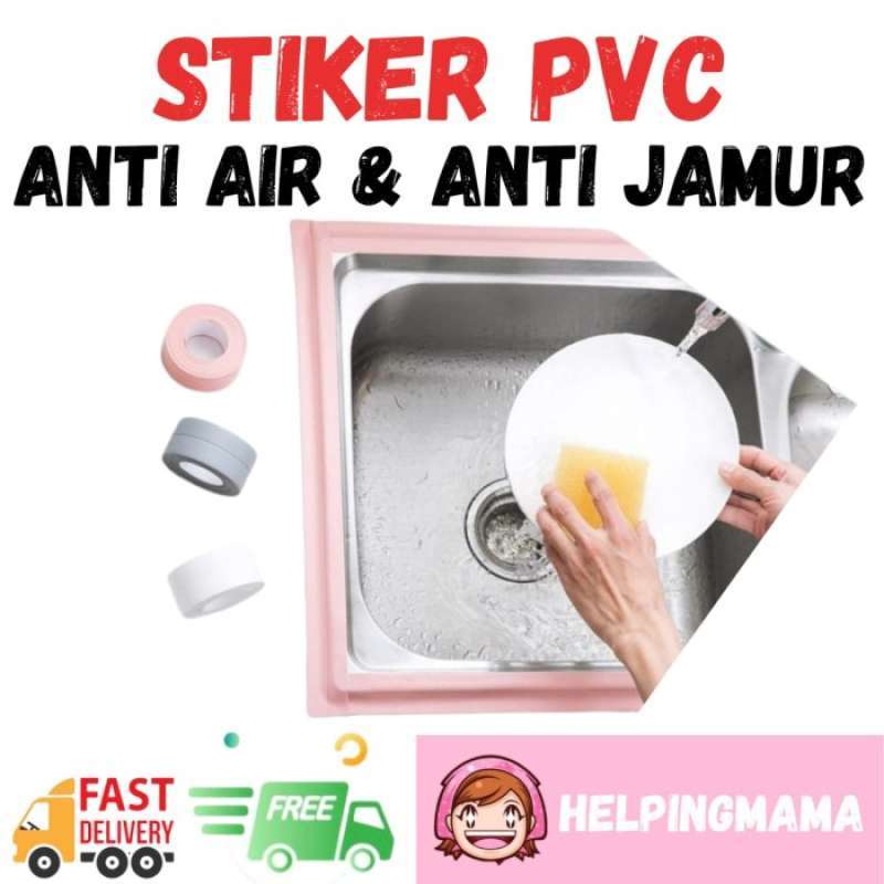 Promo Stiker Roll PVC Penyerap Air Wall Stiker Kaca Dinding WC Dapur ...