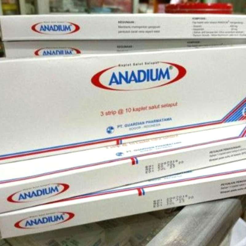 Jual Anadium Box 30 Kaplet Di Seller Aceng Farmasi - Pal Meriam, Kota ...