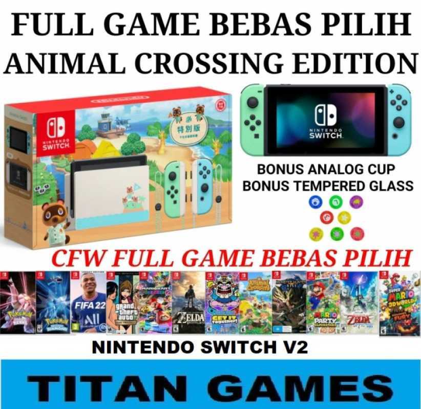 Promo NINTENDO SWITCH CONSOLE ANIMAL CROSSING CONSOLE FULL GAME Diskon ...