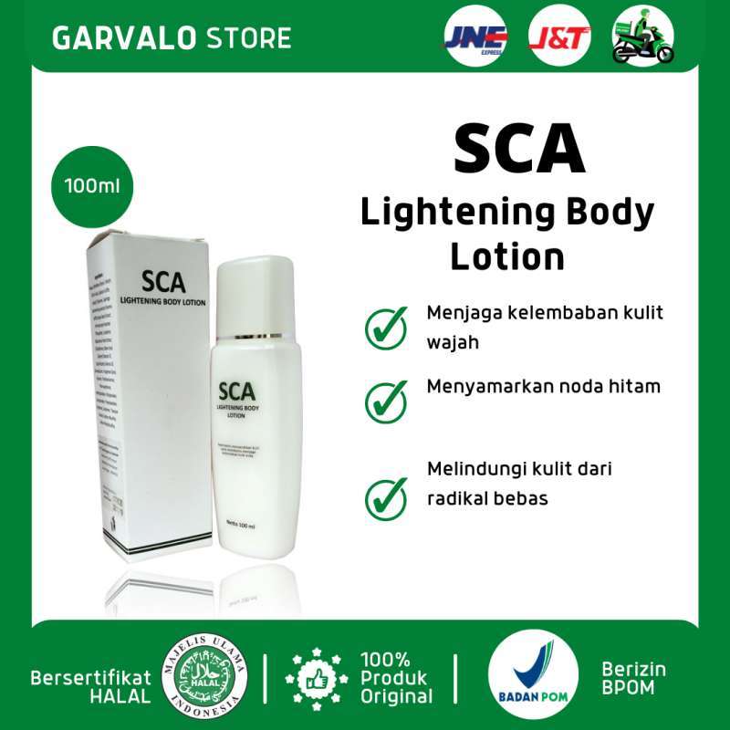 Jual Sca Lightening Body Lotion 100ml, Hand Body Untuk Mencerahkan ...