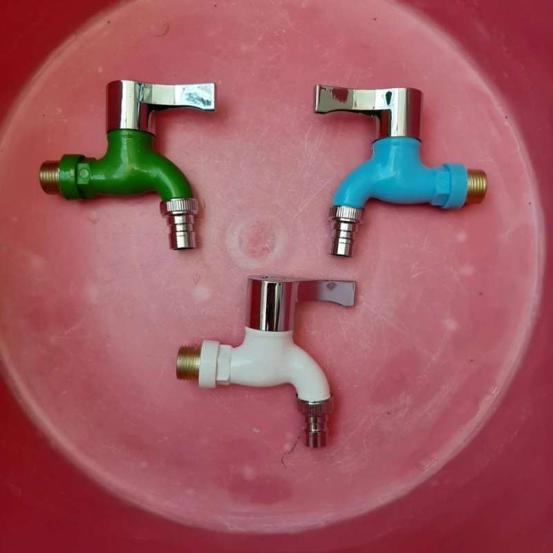 Jual Kran pvc,kran plastik drat kuningan 1/2 isco di Seller Sinar Mas ...