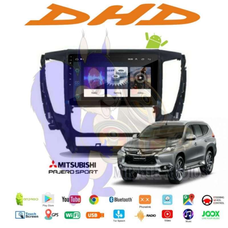Jual Head Unit Android Pajero Sport 2017 Up 9 inch Plug & Play di ...