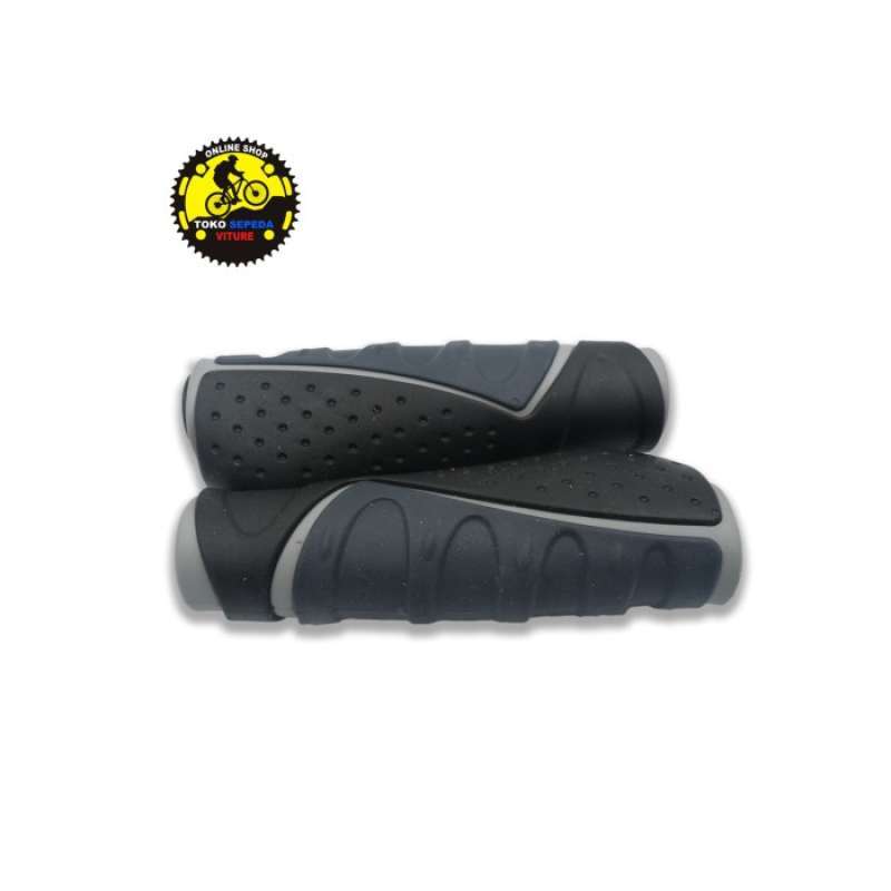 Jual POLYGON HAND GRIP HANDLE GRIP SEPEDA MTB ROADBIKE GEL CONFORT di ...
