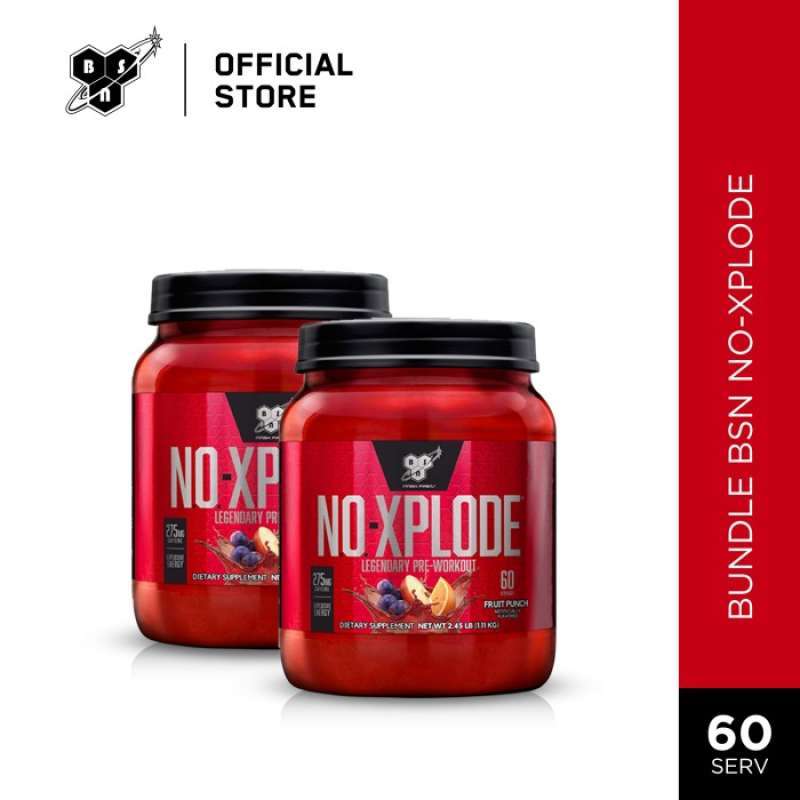 Jual Bsn Bundle No Xplode Pre Workout Energy Drink 60 Serv + 60 Serv Di Seller Humaira Healthy ...