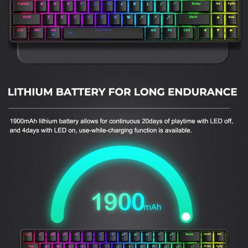 Promo Dareu Ek871 / Ek 871 Trinity Gtr 3 In 1 Hotswap Mechanical ...