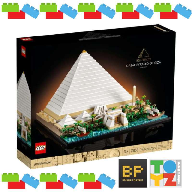 Jual Lego 21058 Architecture - Great Pyramid Of Giza Di Seller Brickz ...