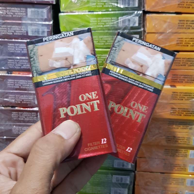 Promo ONE POINT rokok filter - 12 Batang - 1 Slop Bungkus Diskon 13% di ...
