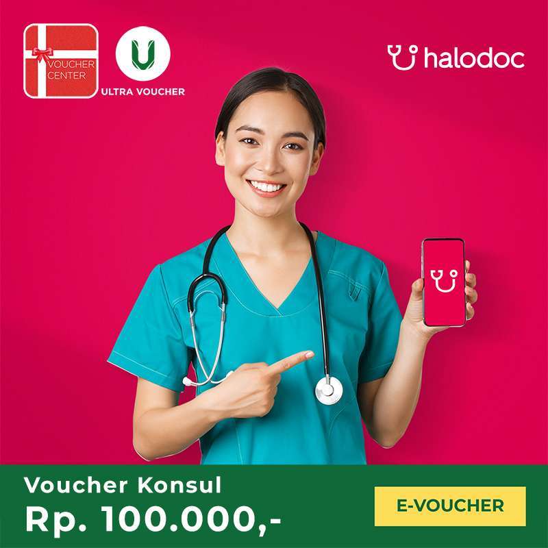 Promo Voucher Digital Halodoc Konsul Rp.100.000 - Voucher Value Diskon 6% di Seller Ultra ...