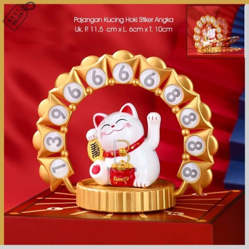 Promo Boneka Hadiah Kado Imlek Sincia Kucing Hoki Lucky Cat ManekoNeki ...