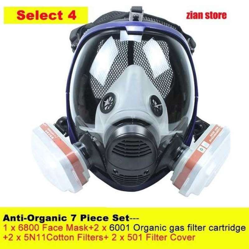 Jual Masker Gas Organik Full Face Masker Lab Kimia Masker Industri Cat ...