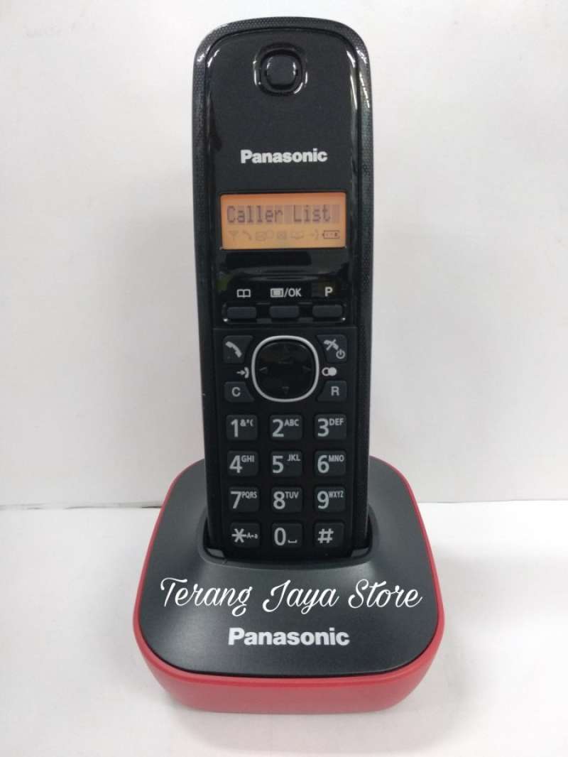 Jual Telepon Wireless Panasonic Kx-tg1611 (merah) Telepon Rumah Kx-tg ...