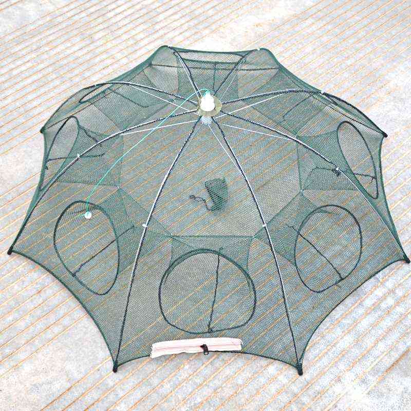 Jual Bubu Ikan 8 Lubang Perangkap Mesh Nylon Steel Bentuk Payung Ukuran Jumbo Desain Resleting ...