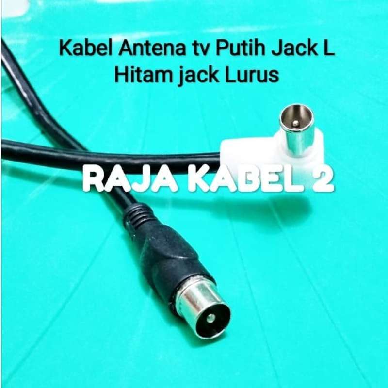 Jual KABEL ANTENA TV 2 Meter jack lurus / L di Seller Edenn Shop ...