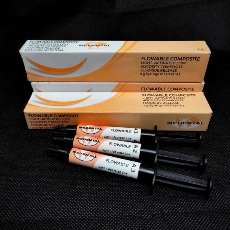 Jual Flowable Composite Composit Tambalan Gigi Resin Medental A1 A2 A3 ...