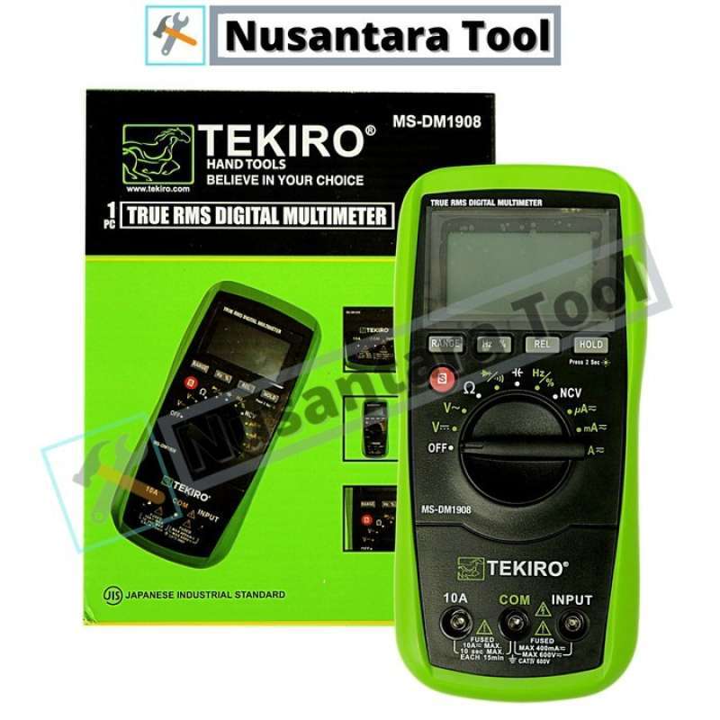 Promo TEKIRO TRUE RMS MULTIMETER MULTITESTER DIGITAL AVOMETER ORIGINAL ...