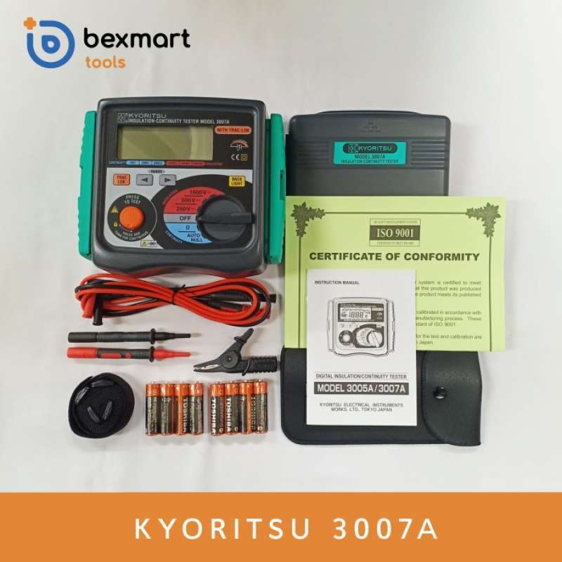 Promo KYORITSU 3007A INSULATION CONTINUITY TESTER 1000V Diskon 33% di ...