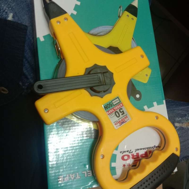 Promo JUAL ROLL METER TB STEEL PLATE WIPRO METERAN ROLL PLAT BESI SIZE ...