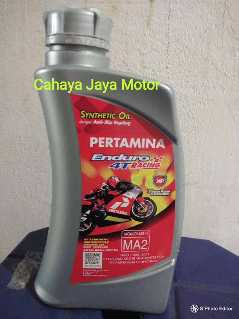 Promo Oli Mesin Pertamina Enduro Racing 1L Diskon 17% di Seller Fortize ...