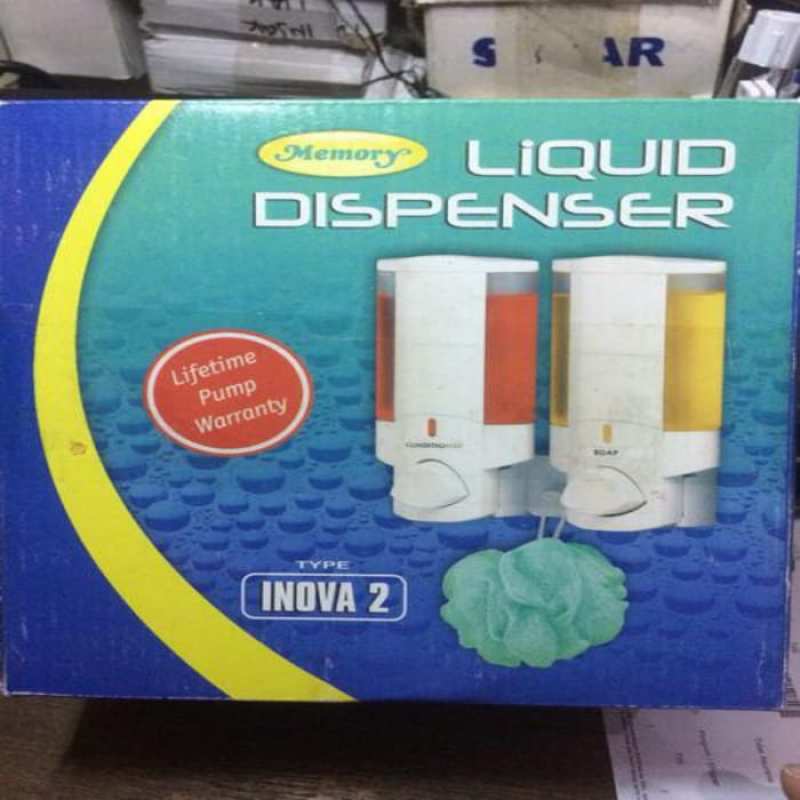 Promo Jual hand soap dispenser memory double / tempat sabun cair dua ...