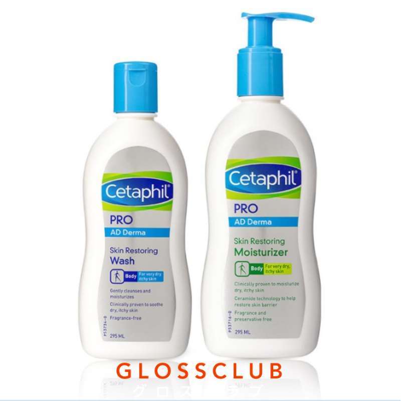 Jual CETAPHIL Pro AD Derma Skin Restoring Wash 295ml 295 mL Original ...